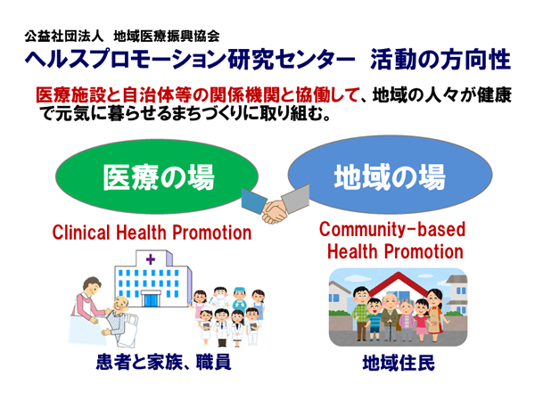 第25回 ヘルスプロモーション研究センター - JADECOM NOW！｜公益社団法人 地域医療振興協会